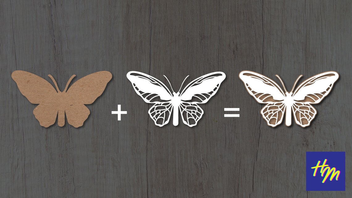 Butterfly Templates SVG, DXF and PDF Printable - Etsy