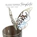 Butterfly Glass Topper SVG Template Ready to Cut on Your Cricut and ...