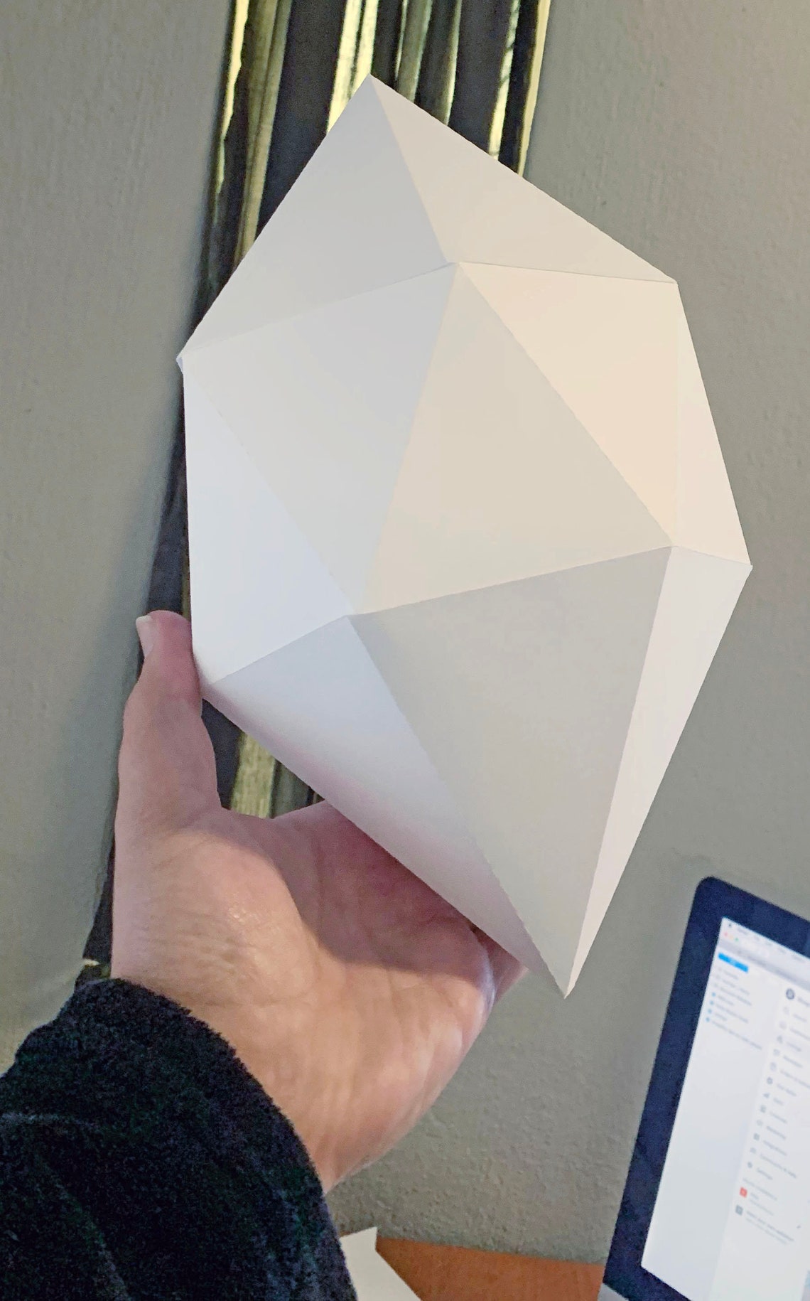 3D Diamond Paper Art Template SVG, DXF and PDF Printable - Etsy