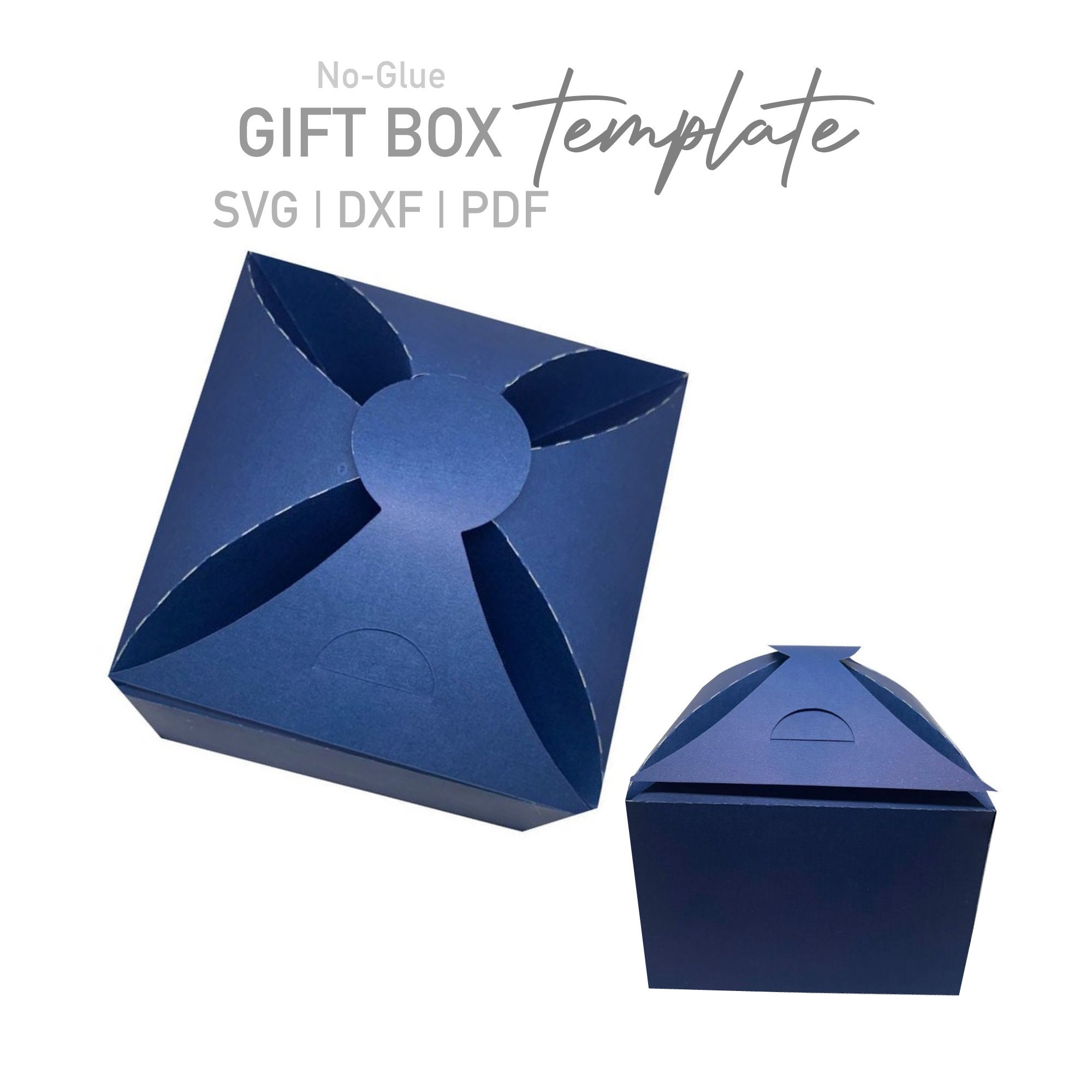 Free Gift Box Svg Files For Cricut And Silhouette Gift Box Template ...