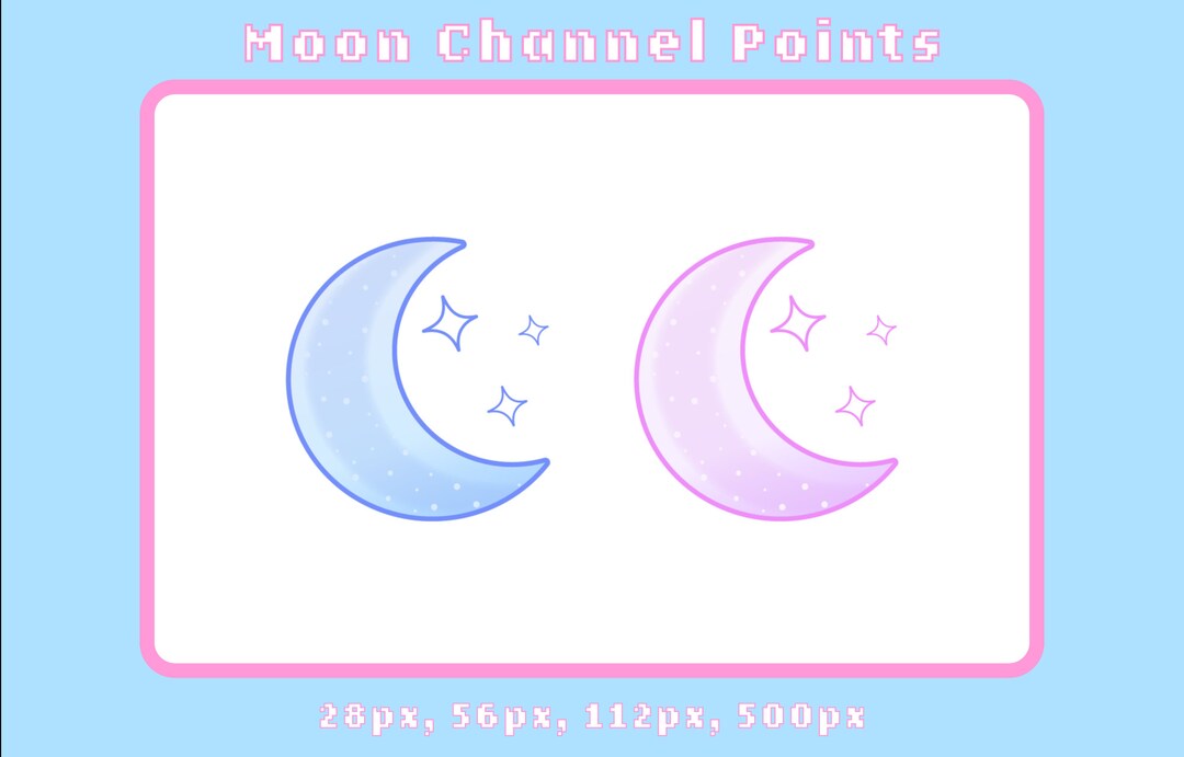 Moon Channel Points Icons Pair - Etsy
