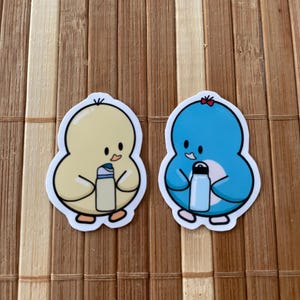 Yellow Baby Duck With Owala Sticker | Cute Stickers for Water Bottles ...