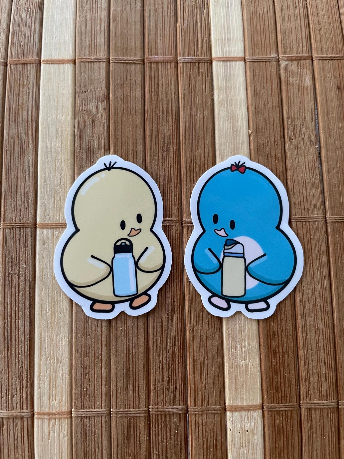 Yellow Baby Duck With Owala Sticker | Cute Stickers for Water Bottles ...
