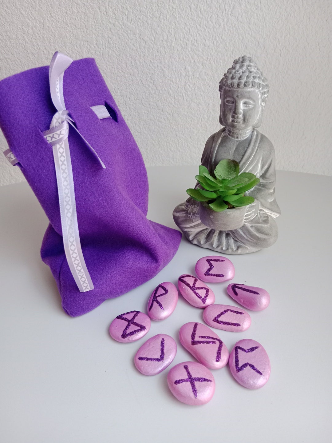 Divinatory Runes pouch - Etsy