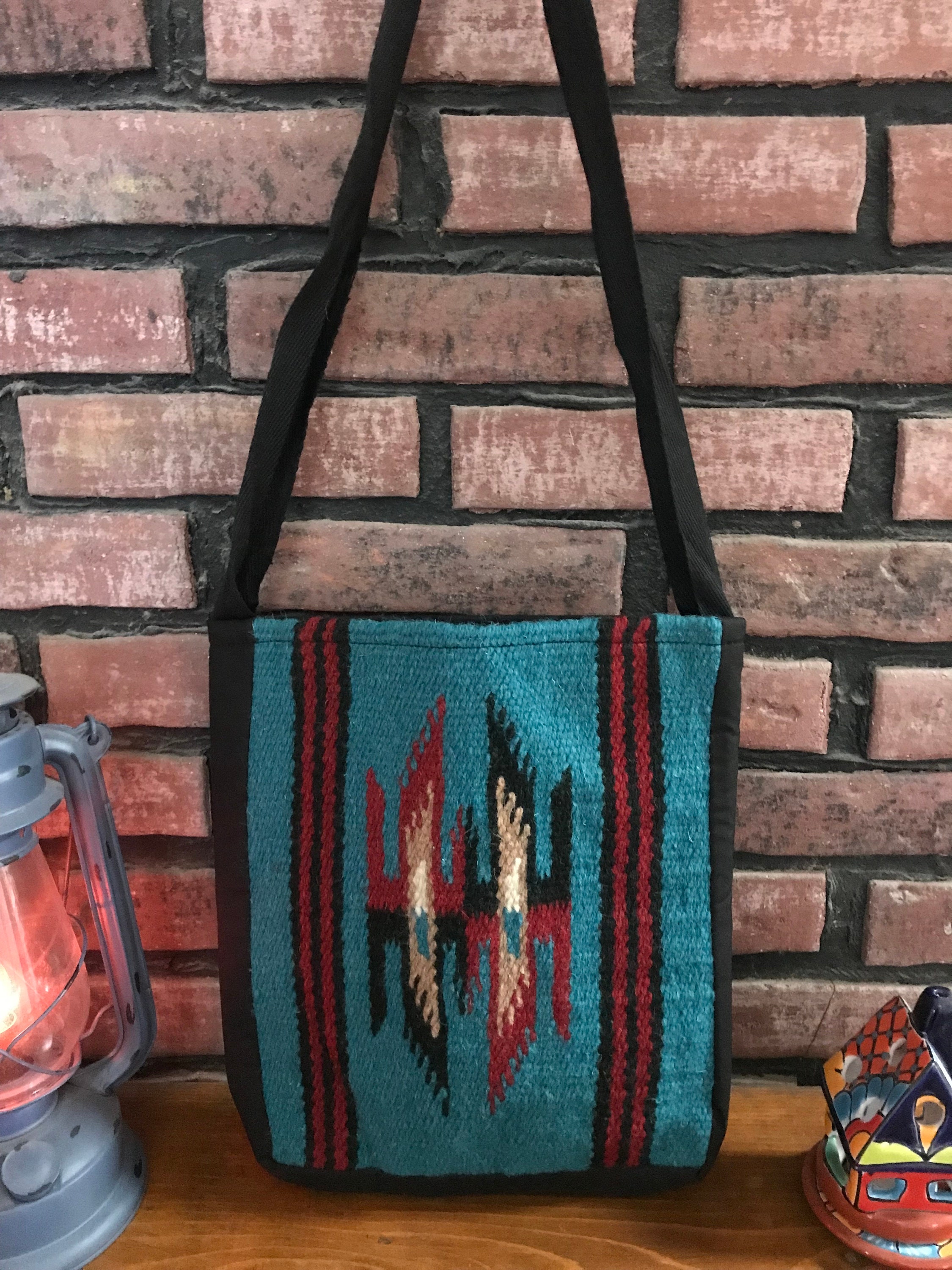 Purse Tote Bag Southwest Chimayo Style Design Wool Tote With - Etsy