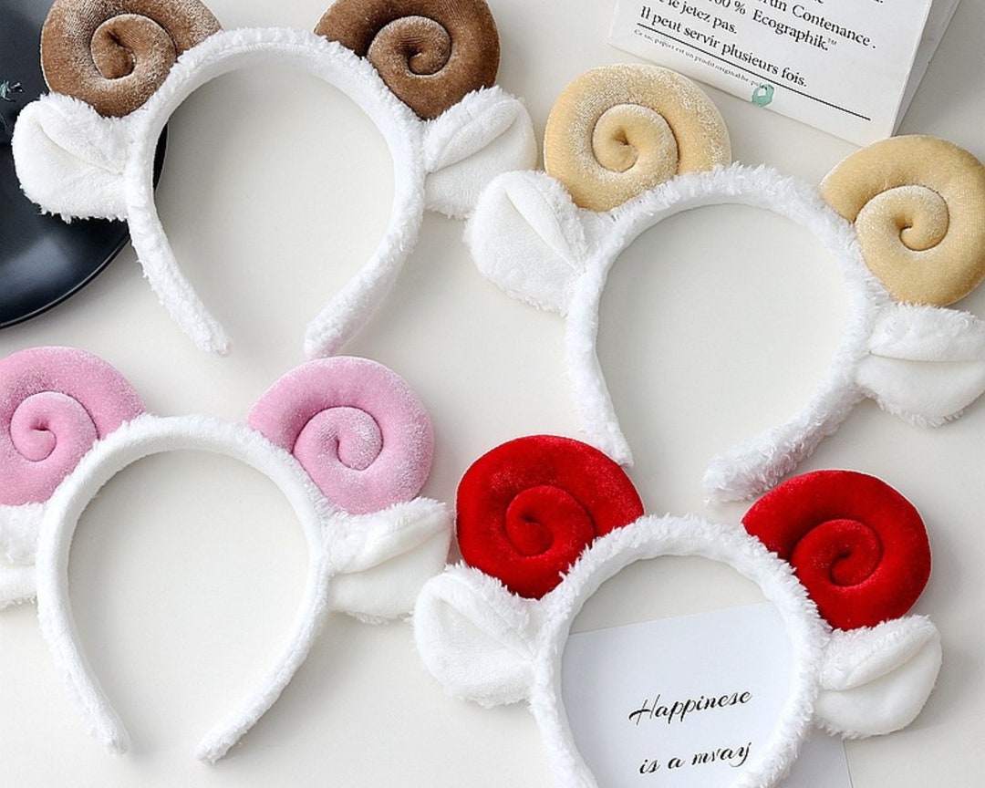 Fluffy Sheep Ear Headband Plush Toy and Headband Cosplay - Etsy