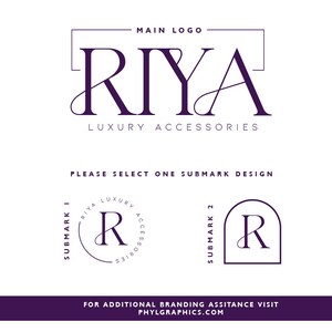 Premade Logo Design and Submark, Brand Design, Simple Logo, Text Logo ...