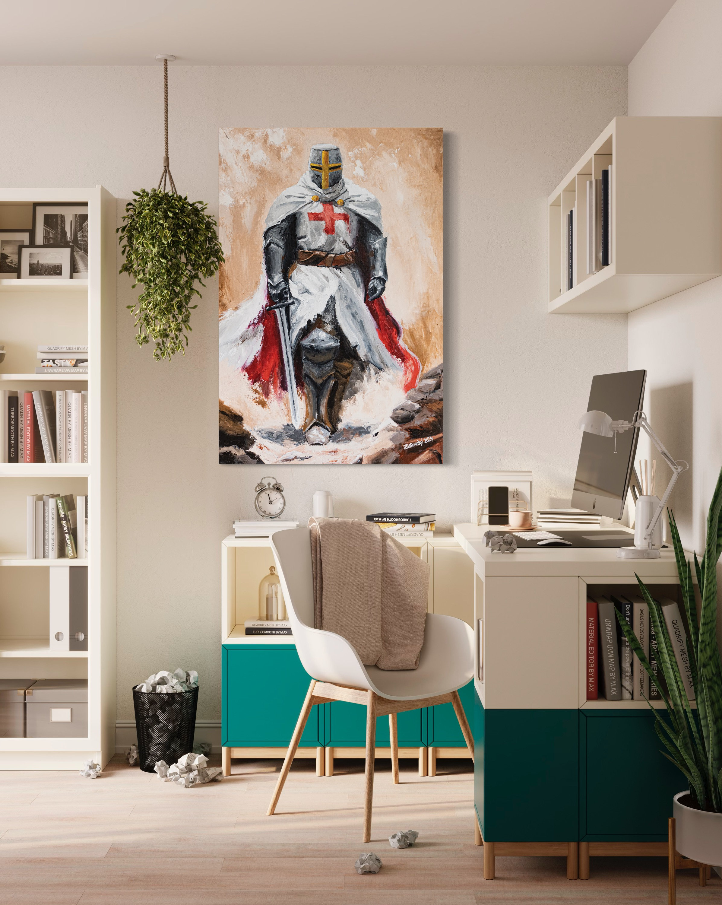 TEMPLAR KNIGHT by Zlatovsky, Legendary Medieval Order of French Templar ...
