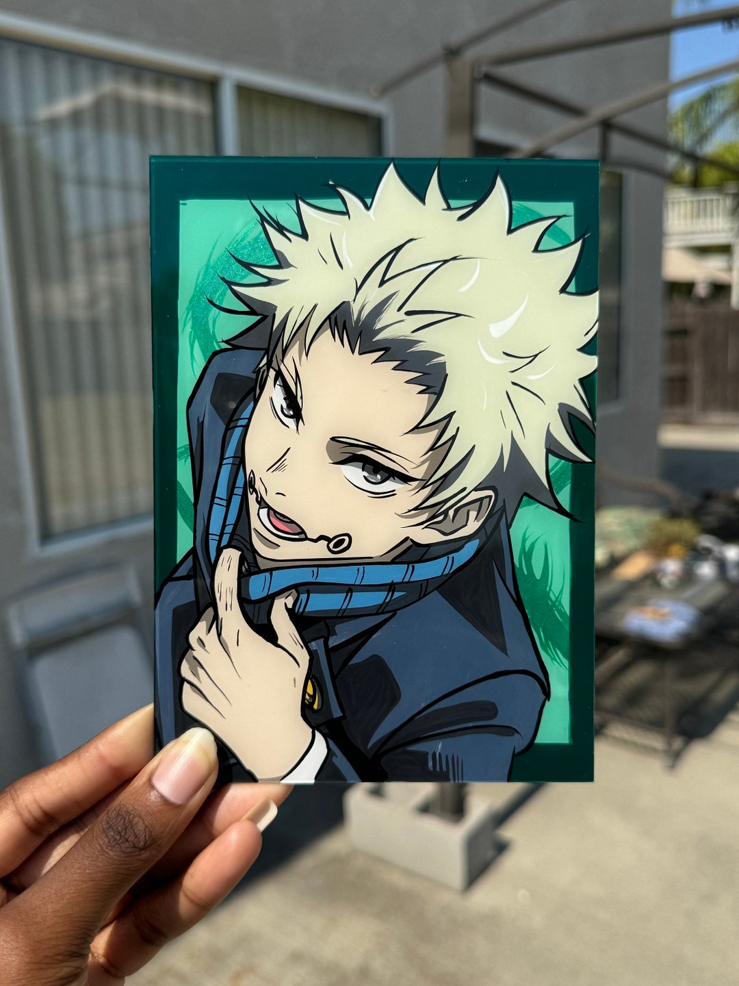 Inumaki 5x7 Plexiglass Painting color Shift - Etsy