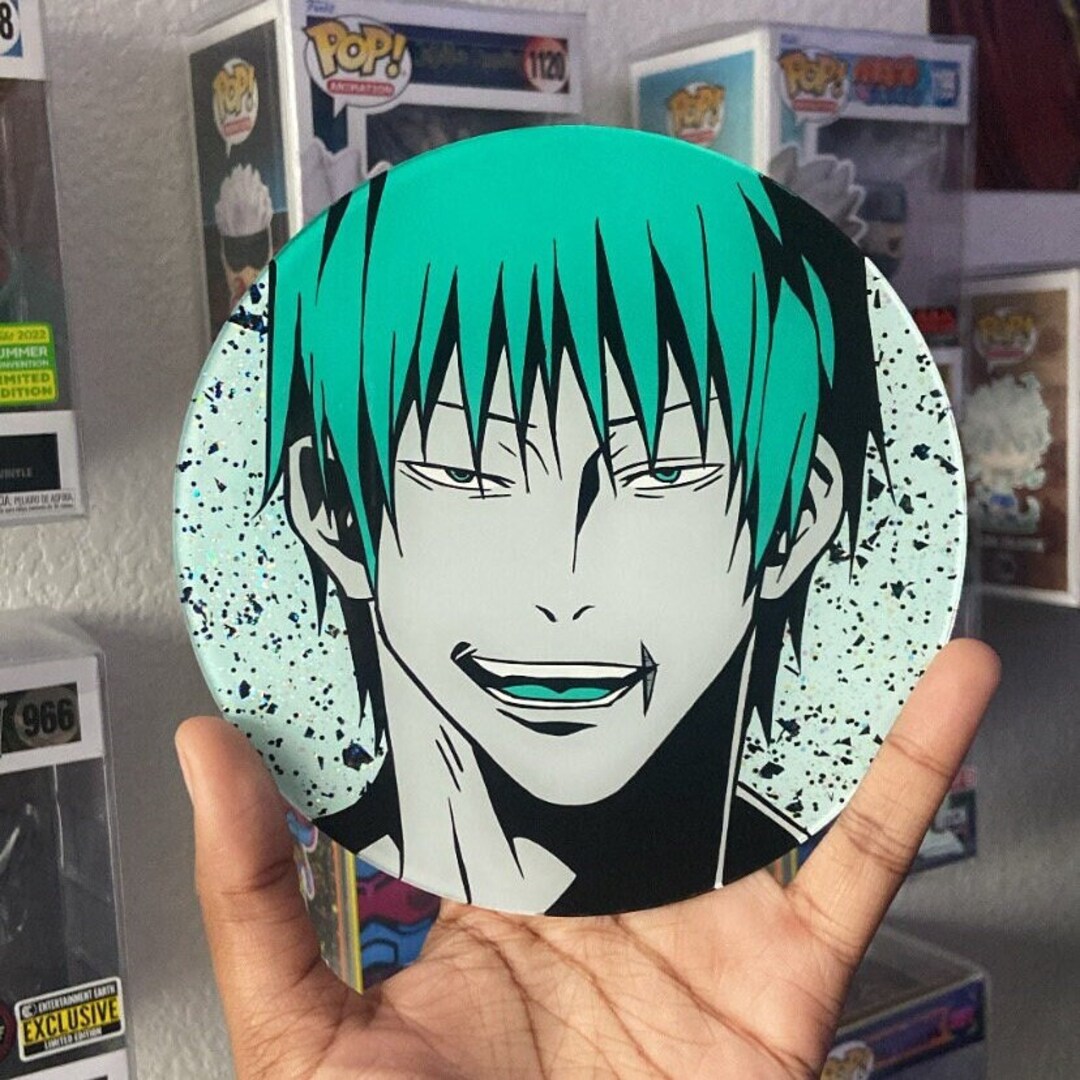 Toji 6in Round Plexiglass Painting glitter - Etsy