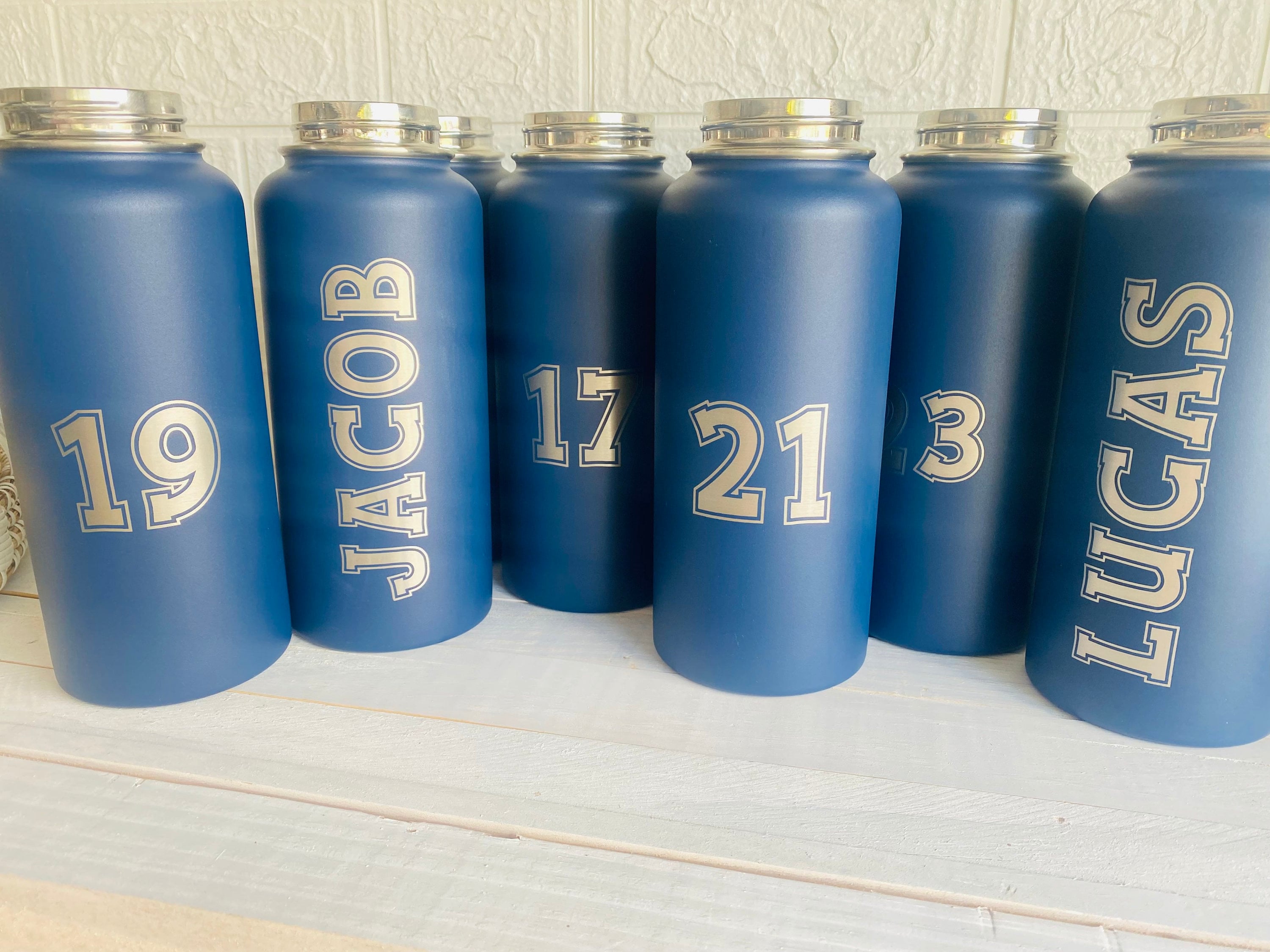 Sports Team Water Bottles Personalized & Laser Engraved With Names - Etsy