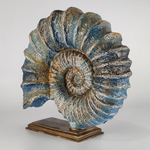 Sea Shell Statue Large Conch Sculpture Lake House Decor - Etsy