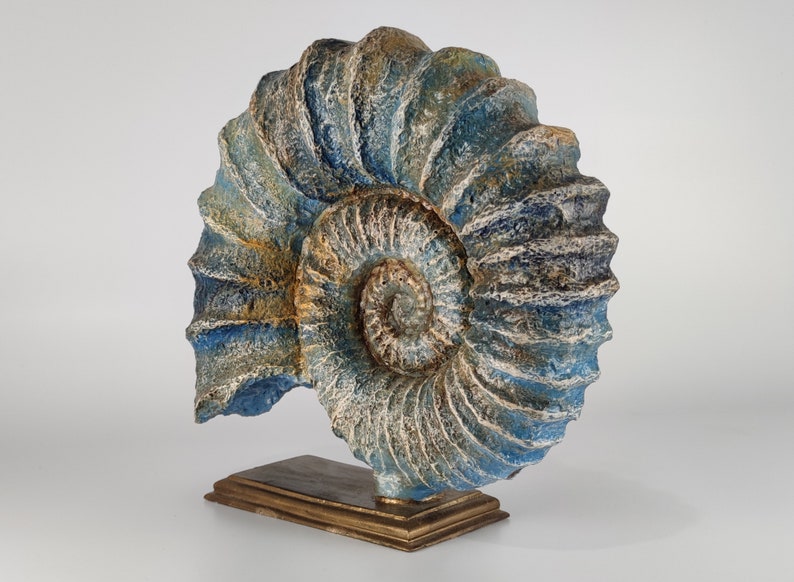 Sea Shell Statue Large Conch Sculpture Lake House Decor - Etsy