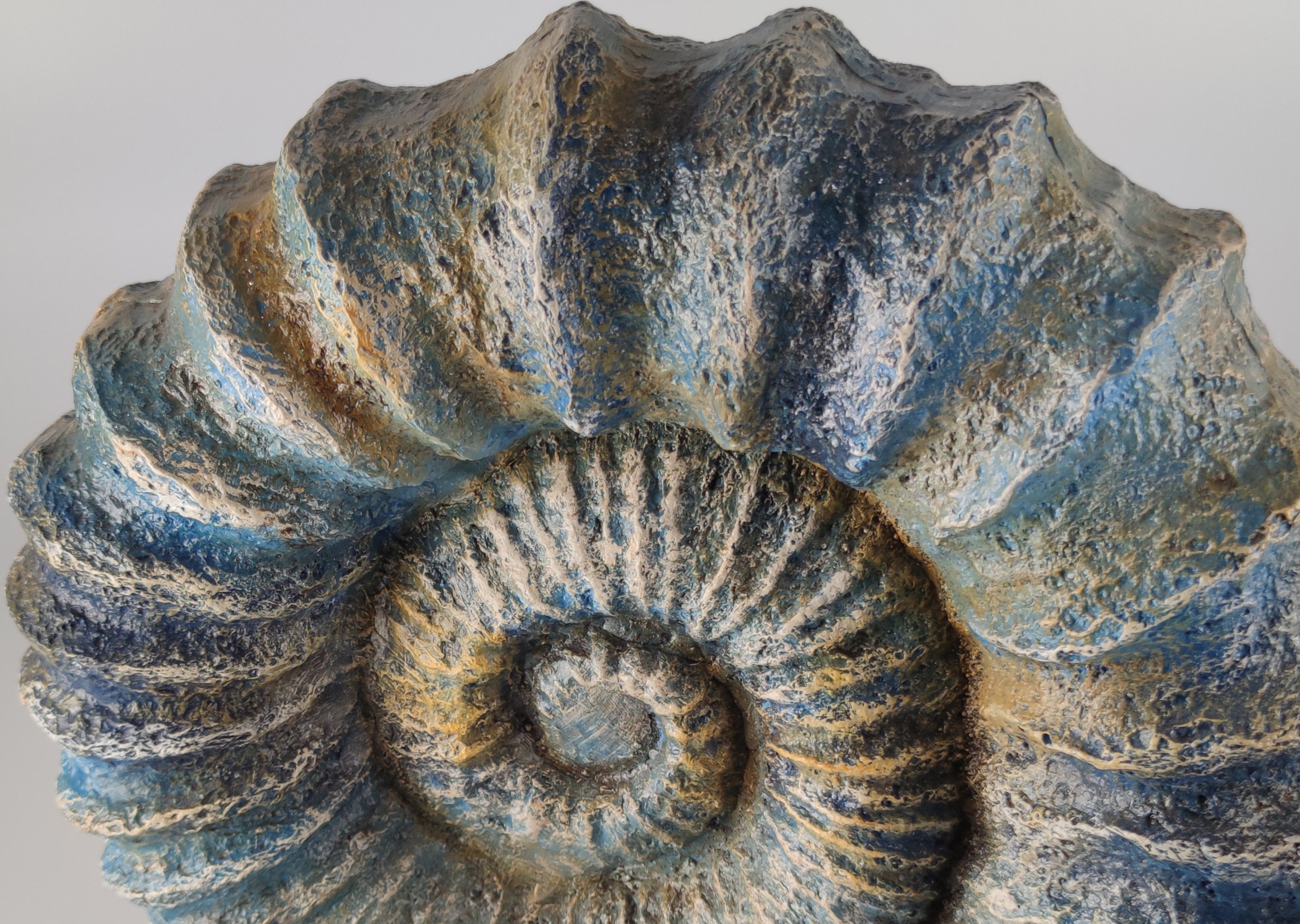 Sea Shell Statue Large Conch Sculpture Lake House Decor - Etsy