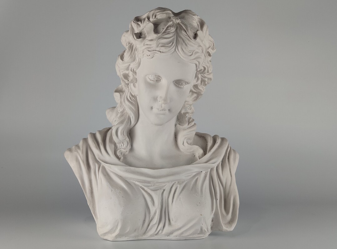 HERA Bust Statue Greek Goddess Hera Sculpture Female Lady Statue Large ...