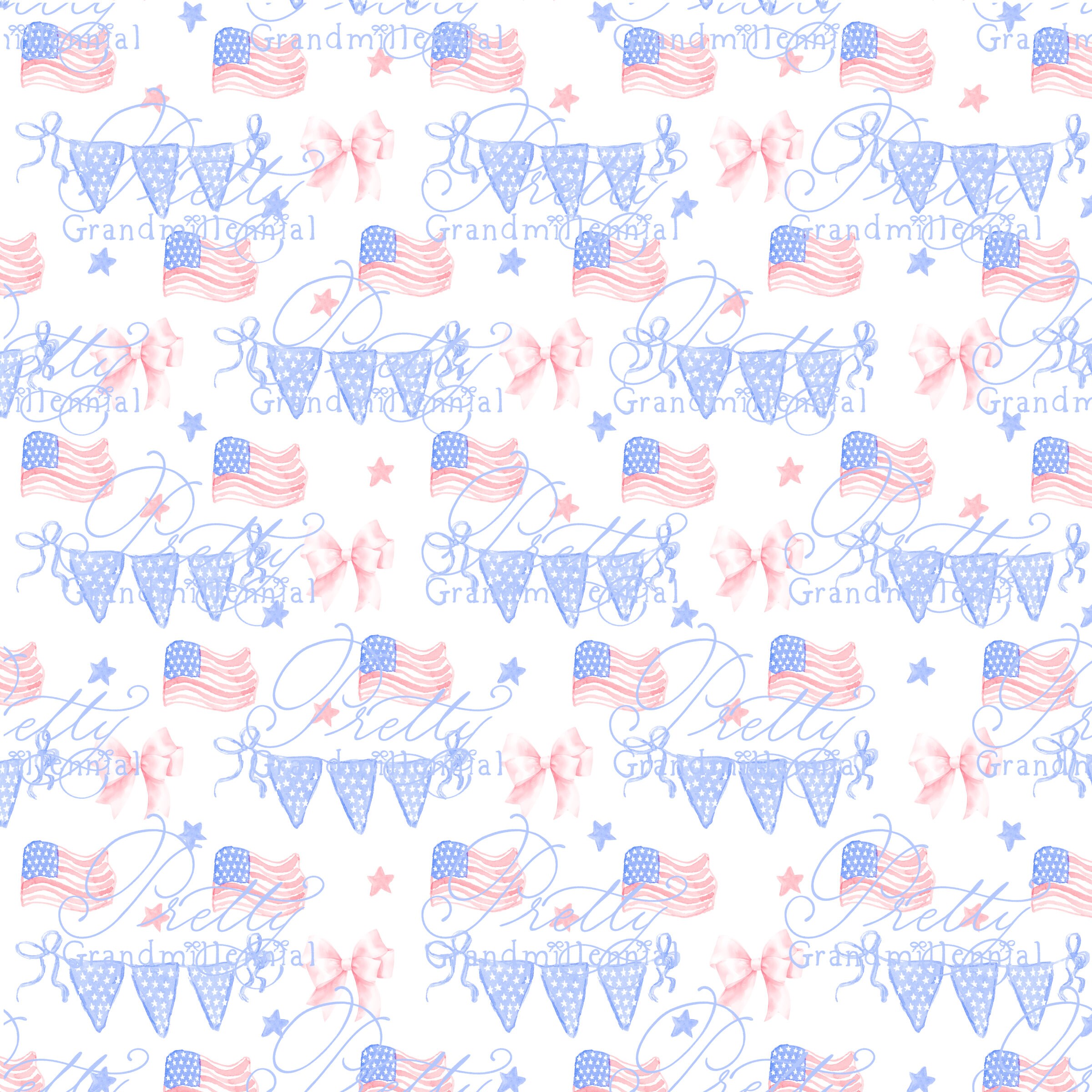 Patriotic Pattern, 4th of July Pattern, Independence Day Pattern, USA ...