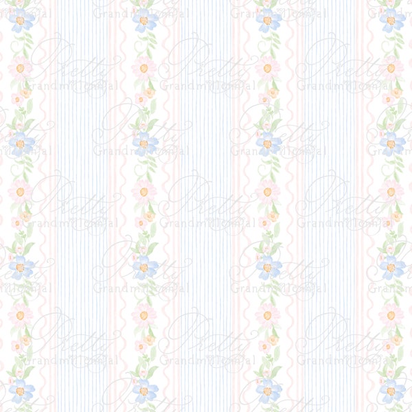 Ditsy Floral Wallpaper - Etsy