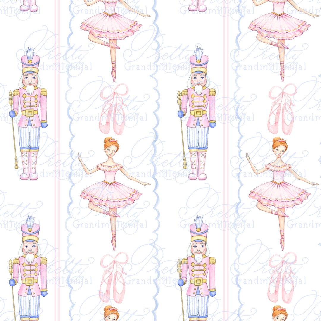 Nutcracker Pattern, Christmas Pattern, Nutcracker Ballerina Pattern ...