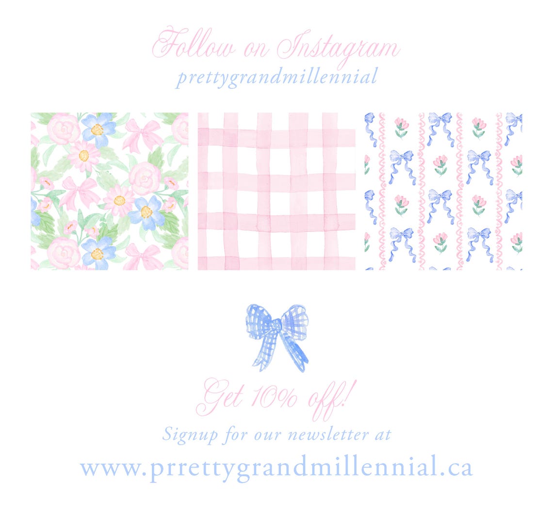 Preppy Christmas Candy Cane Crest Bows, Png Design, Watercolor ...