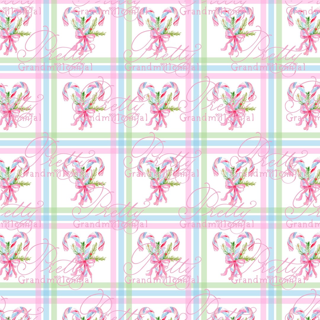 Pastel Candy Cane Pattern, Seamless Candy Cane Pattern, Preppy Pattern ...