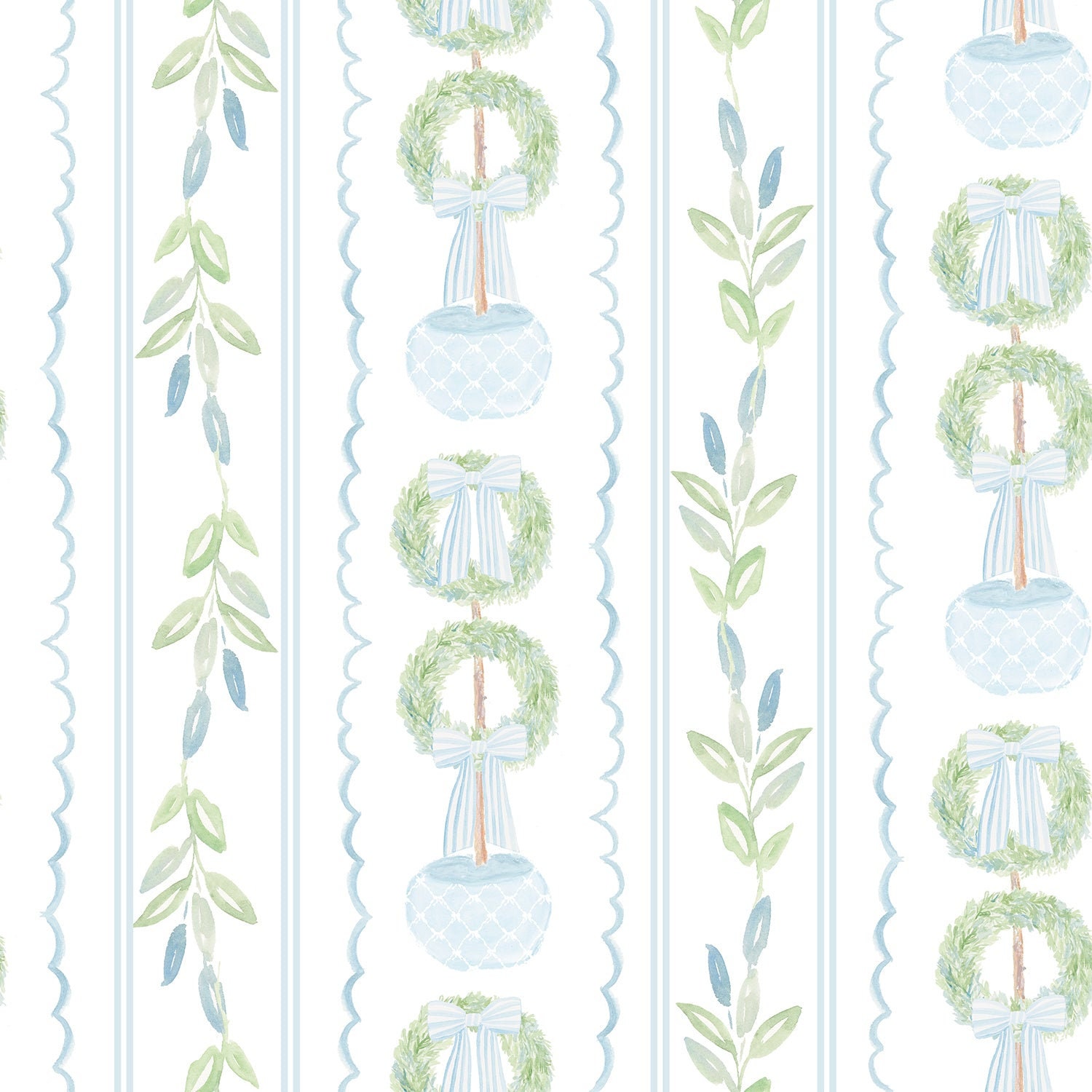 Oilpastel Boxwood Tree Seamless Pattern Boxwood Trees - Etsy