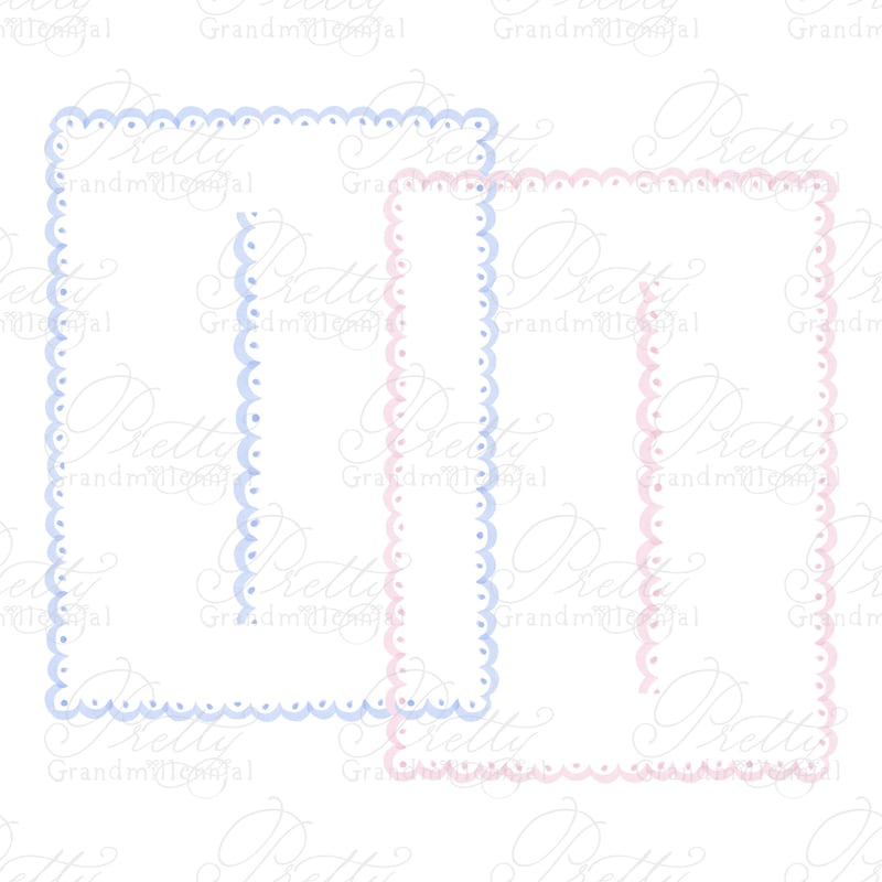 Scallop Border - Etsy