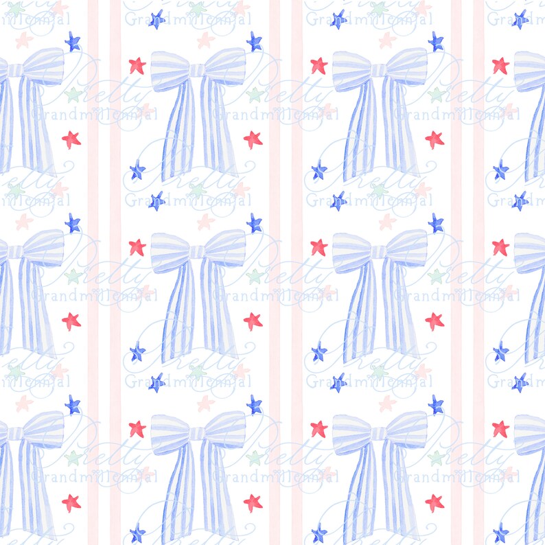 Patriotic Pattern 4th of July Pattern Independence Day - Etsy