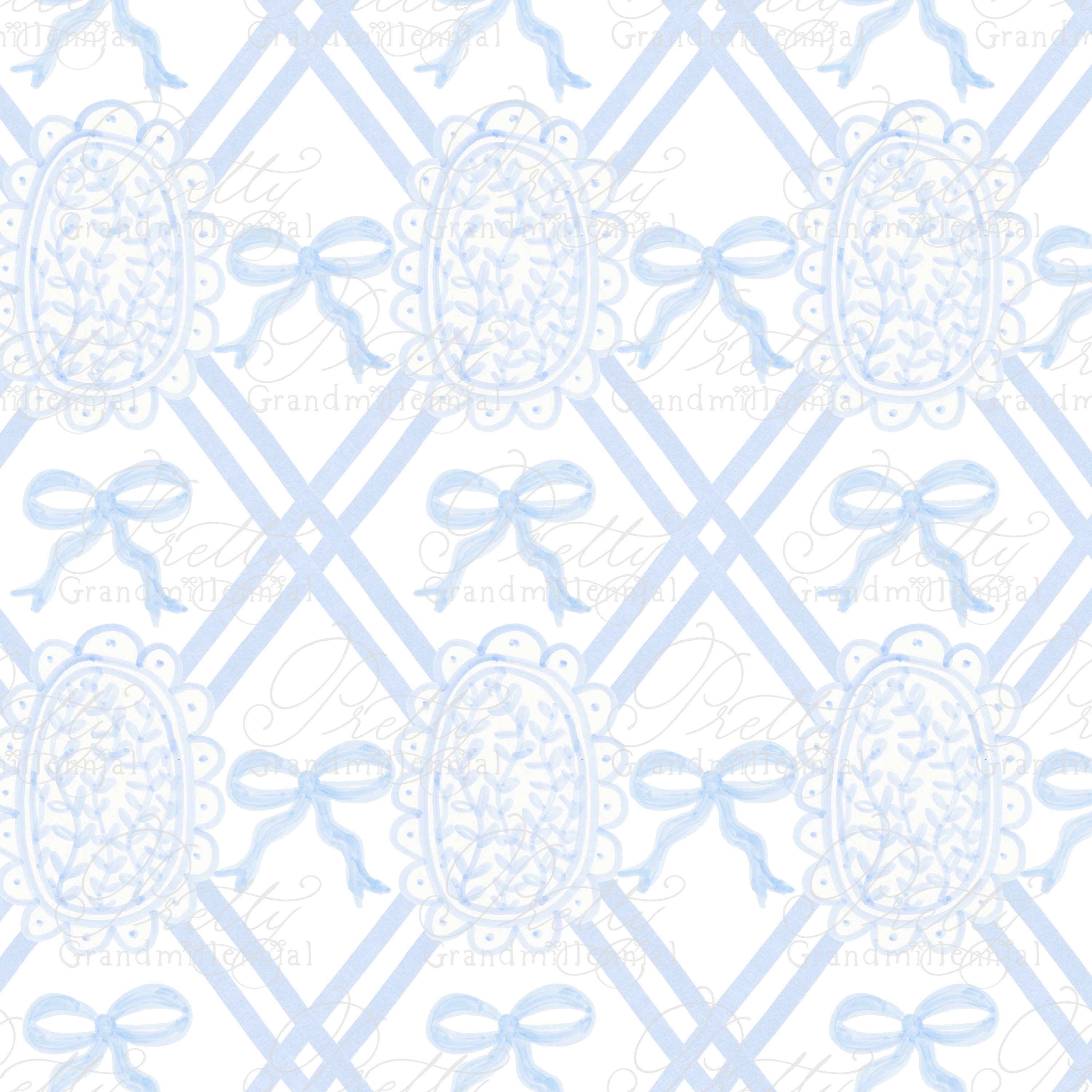 Romantic Flowers Scalloped Frame Bows Pattern, Alcohol Markers Art ...