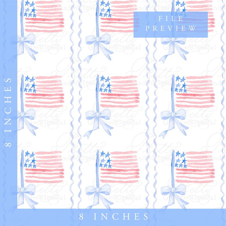 Patriotic Pattern 4th of July Pattern Independence Day - Etsy