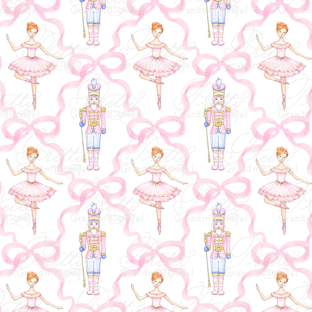 Nutcracker Pattern, Christmas Pattern, Nutcracker Ballerina Pattern ...