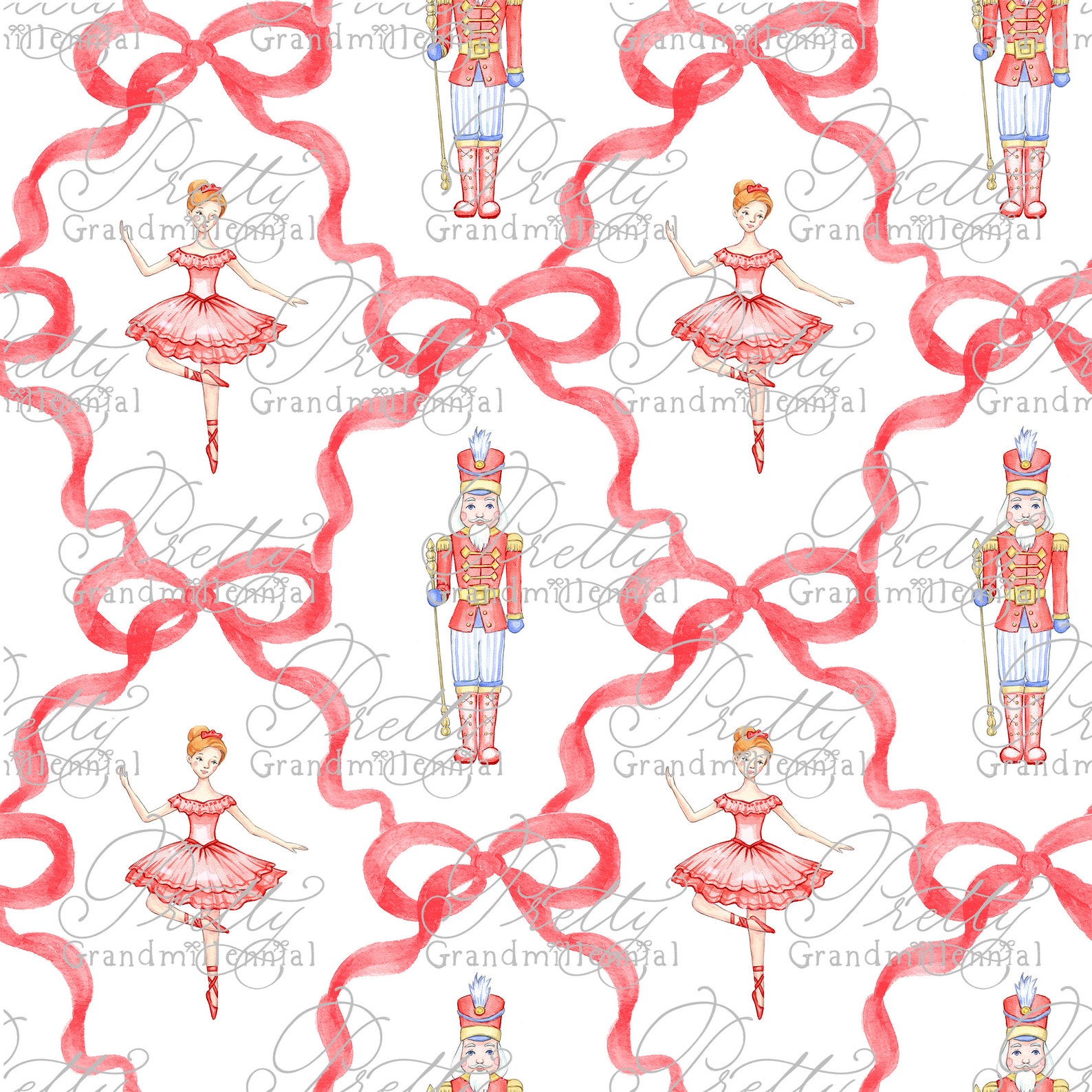 Nutcracker Pattern, Christmas Pattern, Nutcracker Ballerina Pattern ...