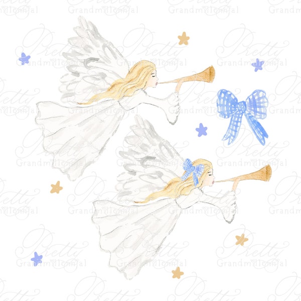 Watercolor Angel - Etsy