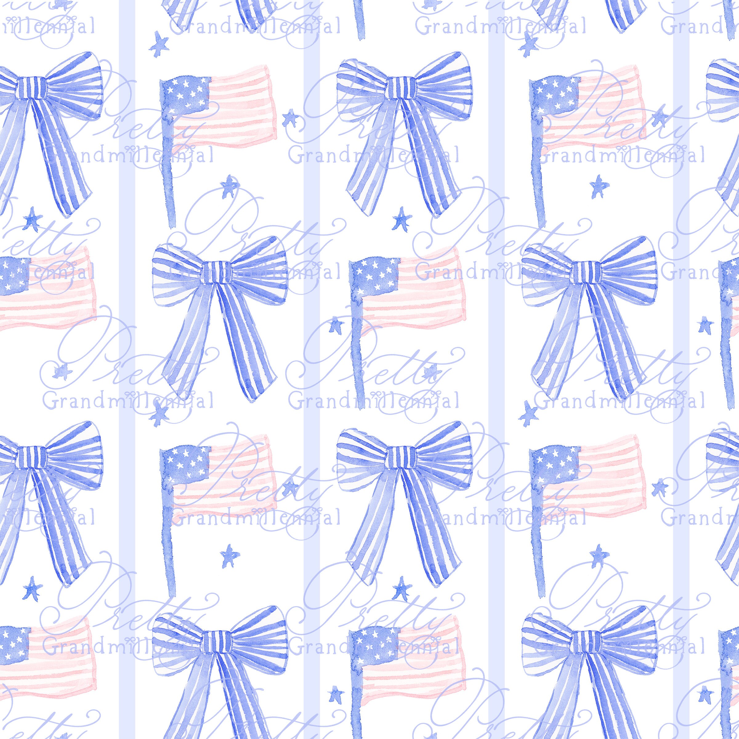 Patriotic Pattern 4th of July Pattern Independence Day - Etsy