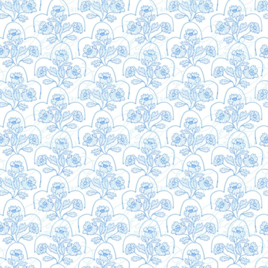 Toile Pattern, Seamless Pattern, Floral Pattern, Seamless Pattern ...