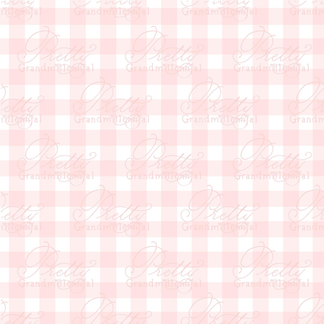 Peach Gingham Plaid Pattern, Peach Pink Gingham Pattern, Peach ...