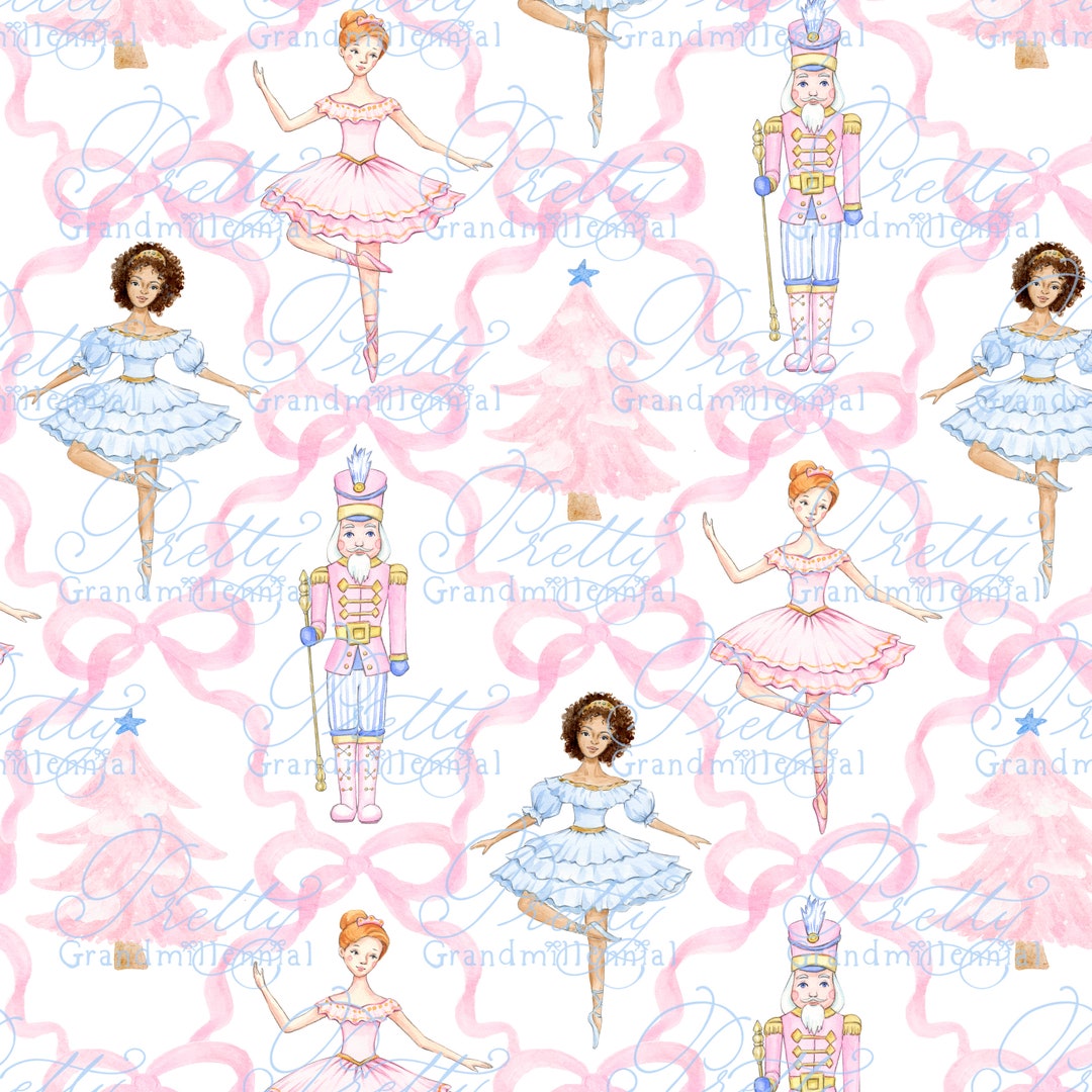 Nutcracker Pattern, Christmas Pattern, Nutcracker Ballerina Pattern ...