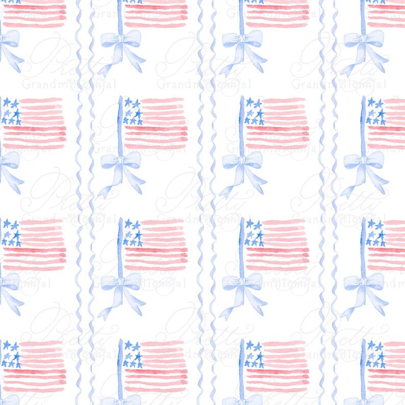 Patriotic Pattern 4th of July Pattern Independence Day - Etsy
