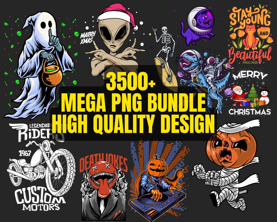 35000+ Mega PNG Design Bundle, High Quality Graphics, Digital Download ...