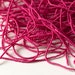 Hot Pink Bead String, 2mm Bright Pink Beads, Jewellery Making Bead ...