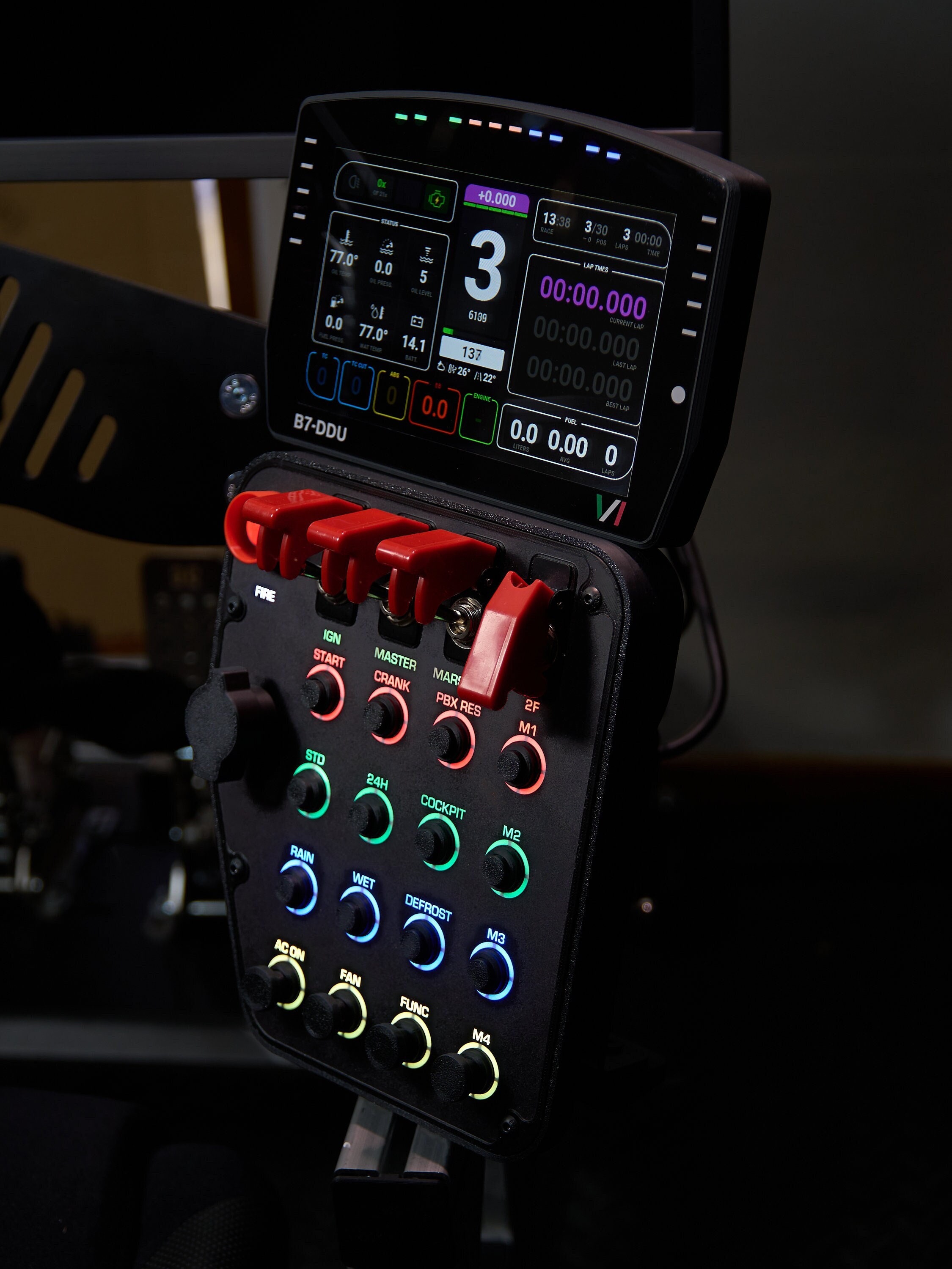 VI-296BB Simracing Button Box Files ferrari 296 Button Box - Etsy Australia