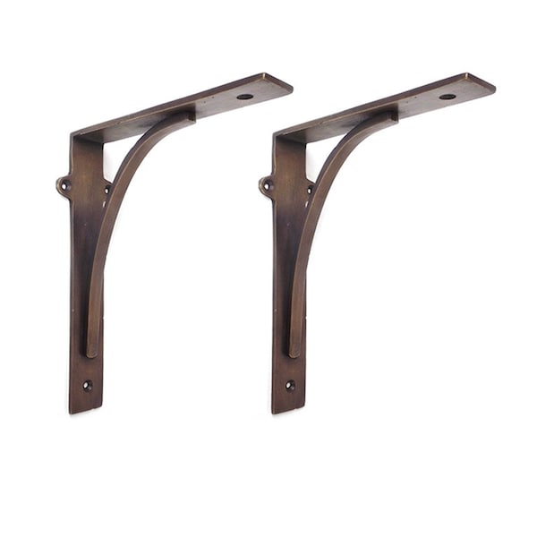 Brass Shelf Brackets - Etsy