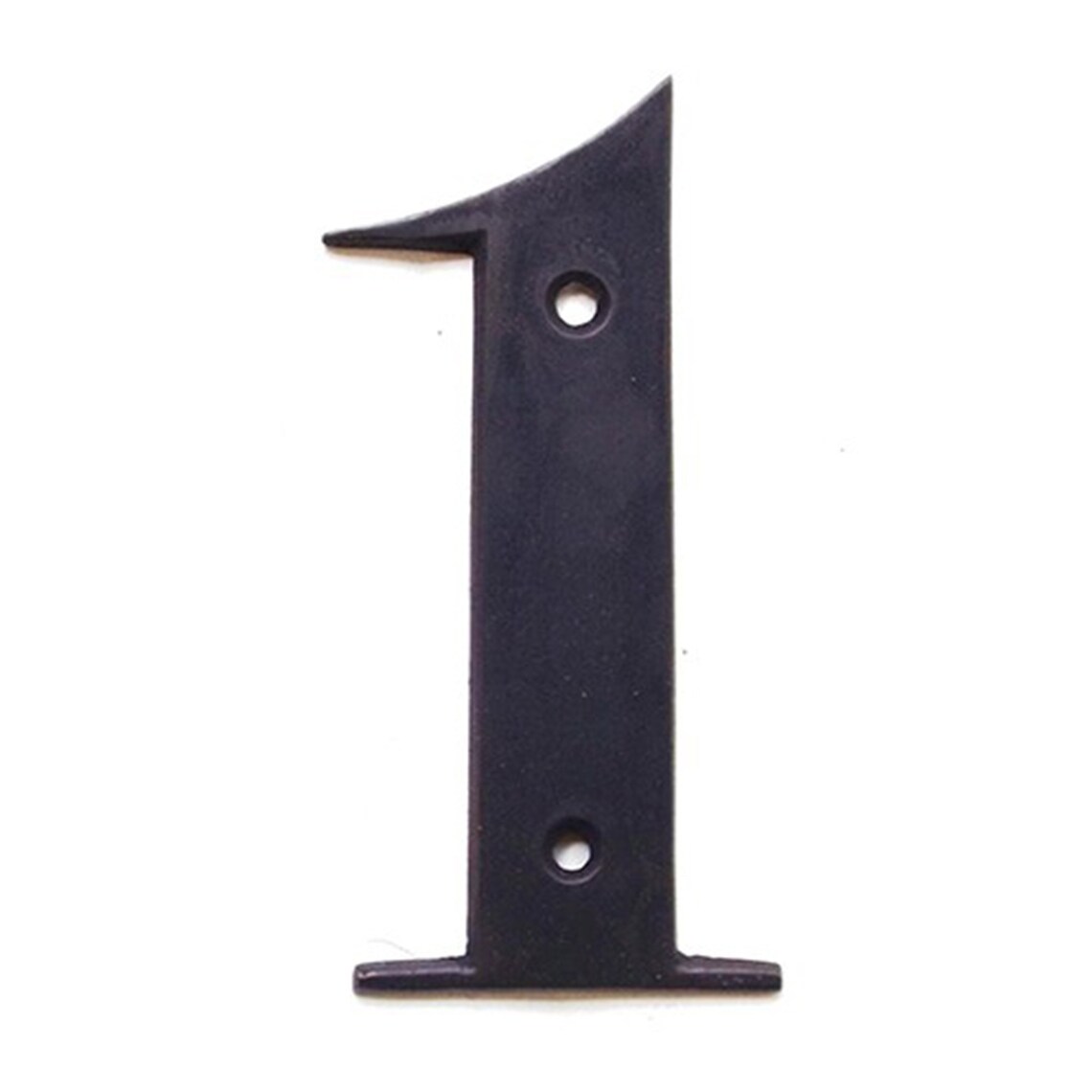 4 Set of Vintage Solid Brass Number Letters, Dark Classic Style Brass ...