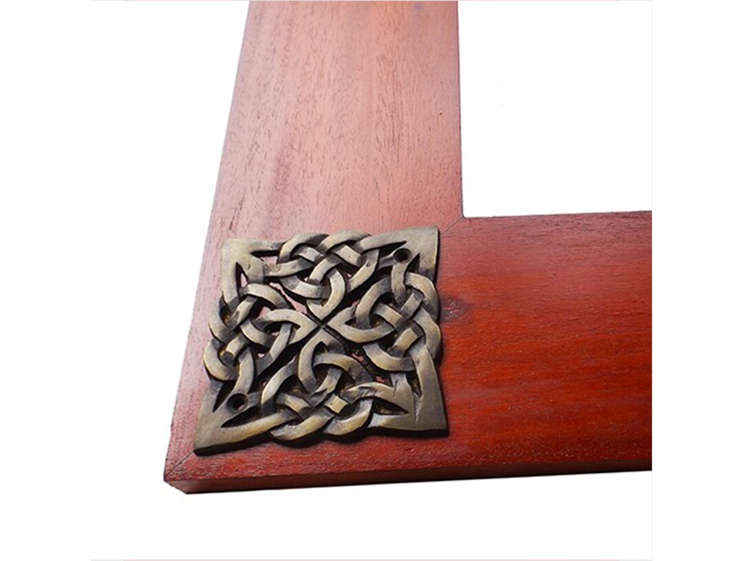 2.9" Set of Solid Brass Decorative Corner Plate Protector / Rosette ...