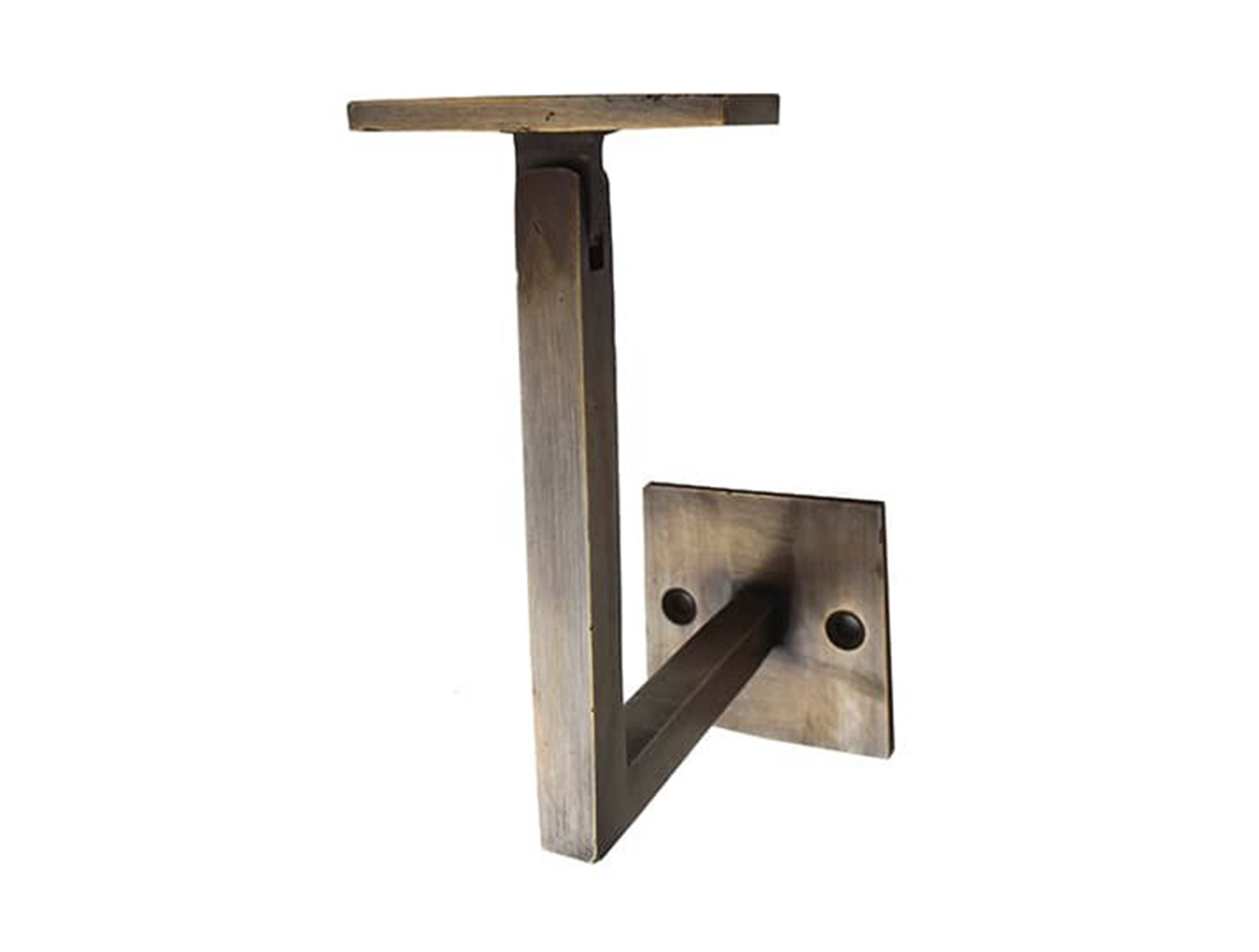 4 Vintage Solid Brass Stair Handrail Brackets Modern Elbow Design Brass Stair Rail Support Stair