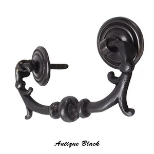 90mm Set of Vintage Solid Brass Bail Drawer Pulls, Round Rosette Drop Bail Handle Pulls, Brass ...