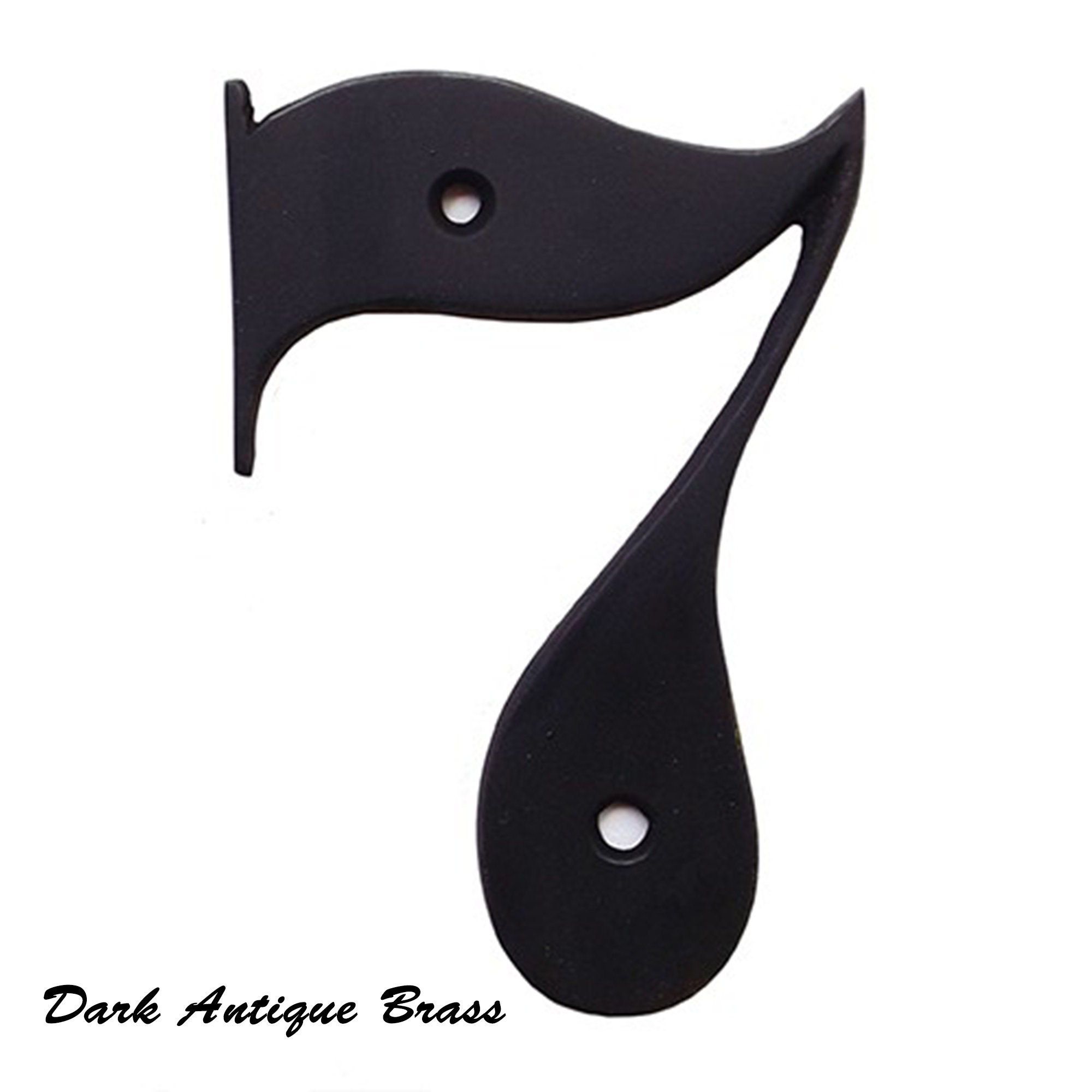 4" Set of Vintage Solid Brass Number Letters, Dark Classic Style Brass ...
