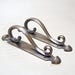 8.6" Pair of Vintage Brass Door Handle Pull, Antique Victorian Torpedo ...