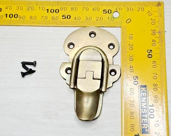 Brass Latch Uxcell Wood Case Chest Box Rectangle Clasp Closure Hasp ...