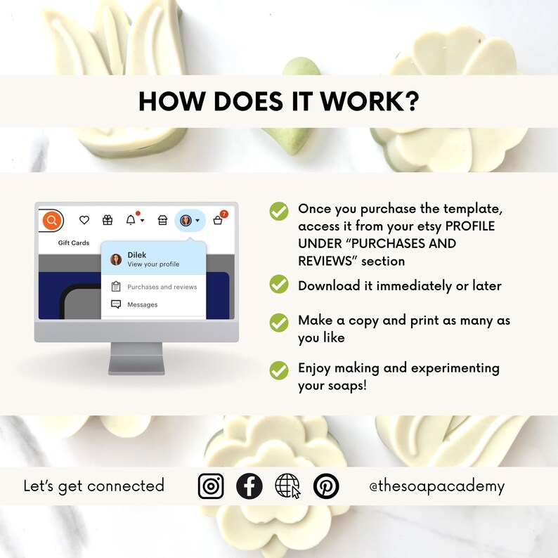 Soap Making Checklist, Printable Blank Sheet,soap Making Template,soap ...