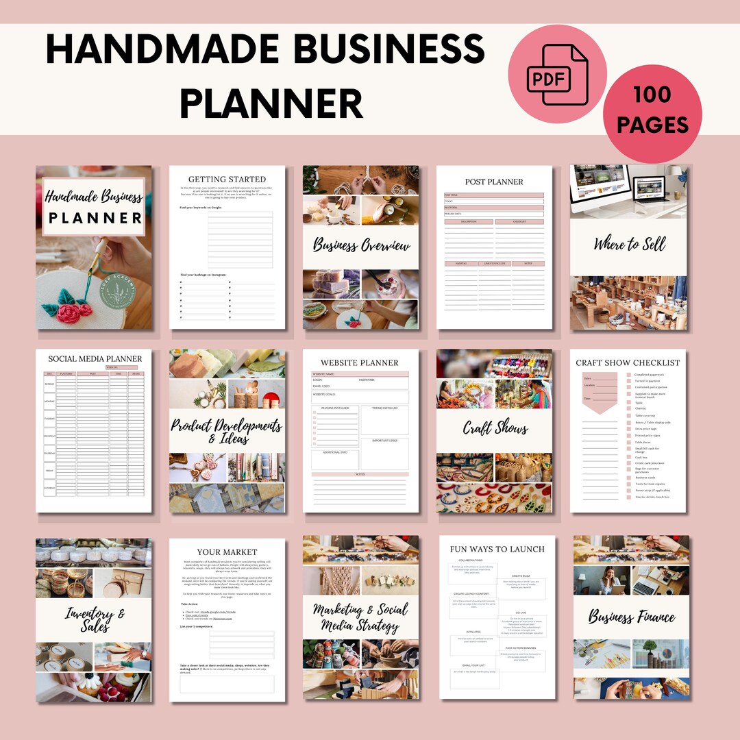Business Planner Printable, Small Business Planner Printable, Home ...